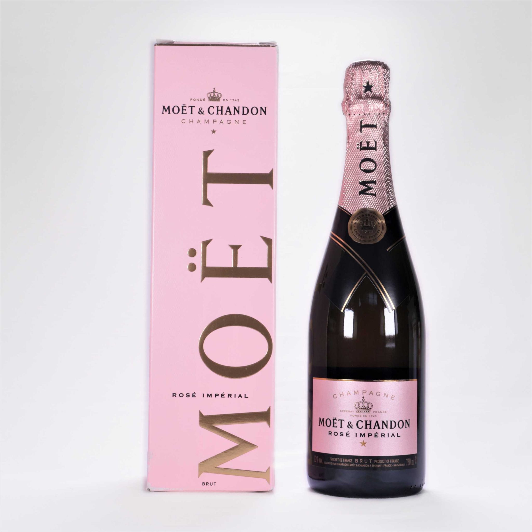 MOET & CHANDON Rose Imperial Champagne 75cl - Wine Art Westbourne