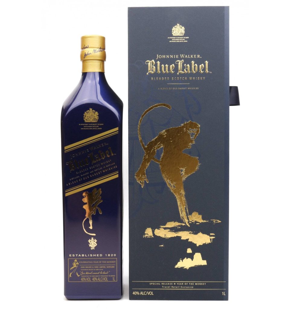 Johnnie Walker Blue Label Year Of The Monkey 70 cl. - Wine Art Westbourne